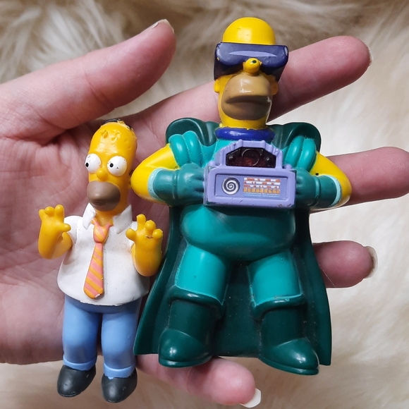 Toys | The Simpsons Set Of 2 Homer Simpson Mini Character Toys | Poshmark
